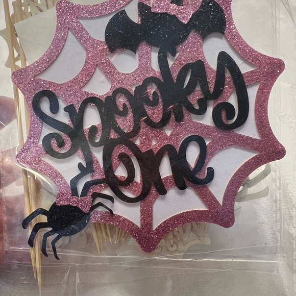 Holiday | Pink Spooky One Cake Topper Spooky One Cake Smash Spooky One ...